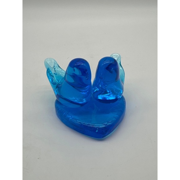 The Unbranded Brand | Art | Double Bluebird Of Happiness Glass Figurine ...